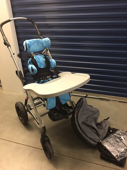 Squiggles seat in Kimba stroller base | Children's Assistive Technology ...