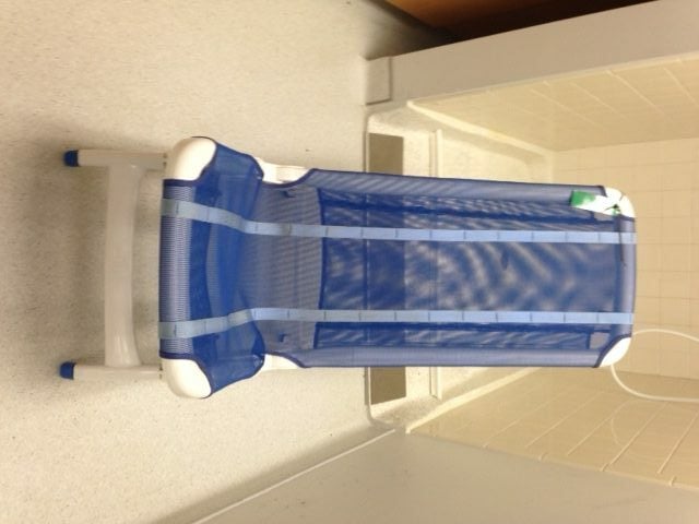 Blue Wave bath chair | Children's Assistive Technology Service (C.A.T.S.)
