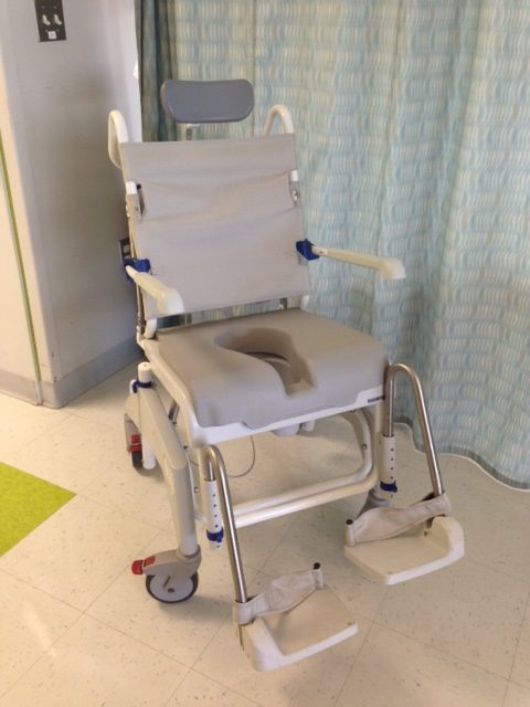 Ocean VIP Dual rolling shower/commode chair | Children's Assistive ...