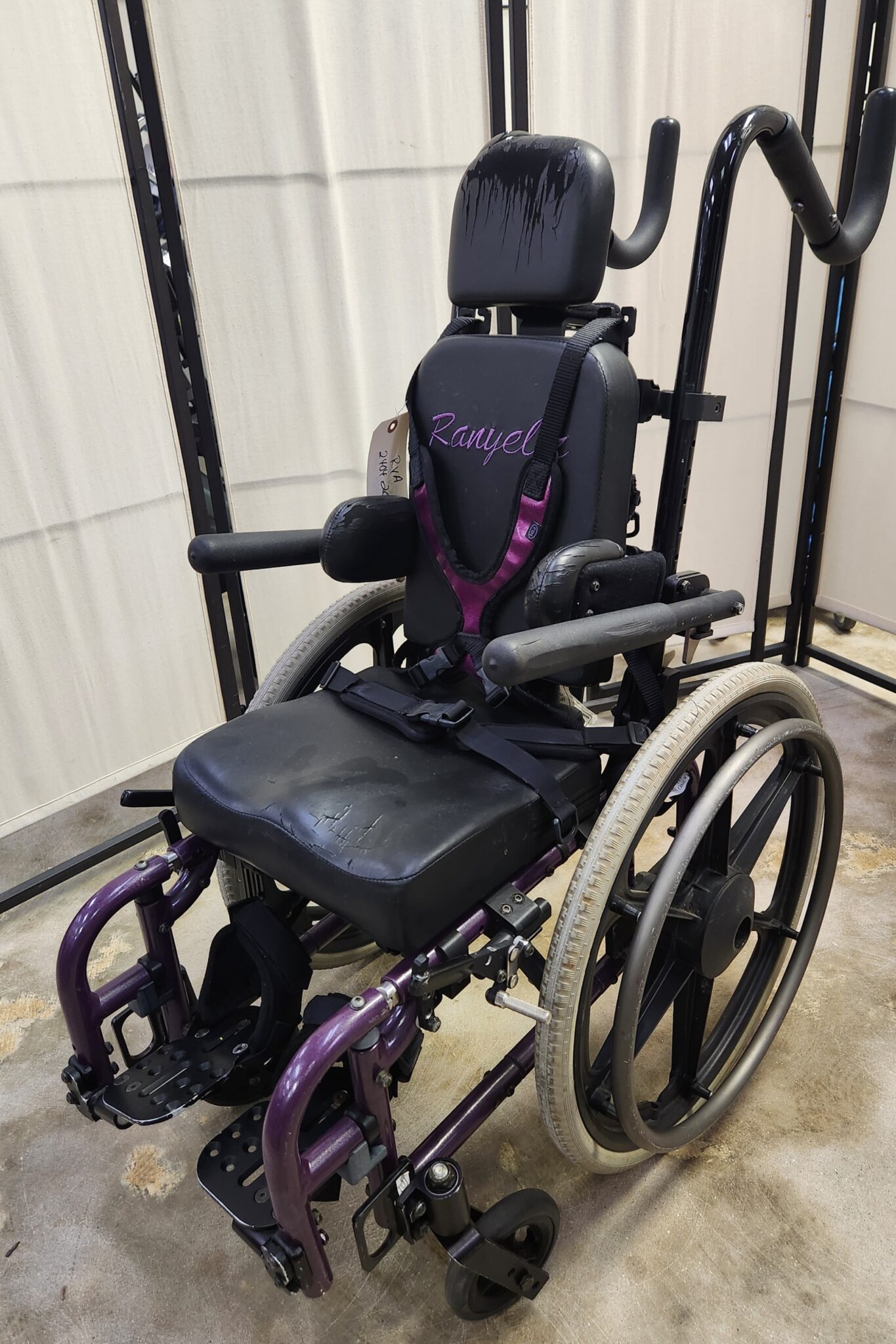 Freedom Designs SP3 Folding Self-Propelled Wheelchair, 12" Wide ...